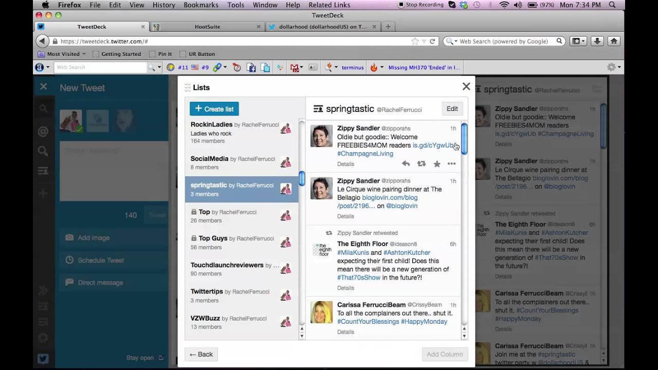 How To use Tweetdeck for A Twitter Party - YouTube