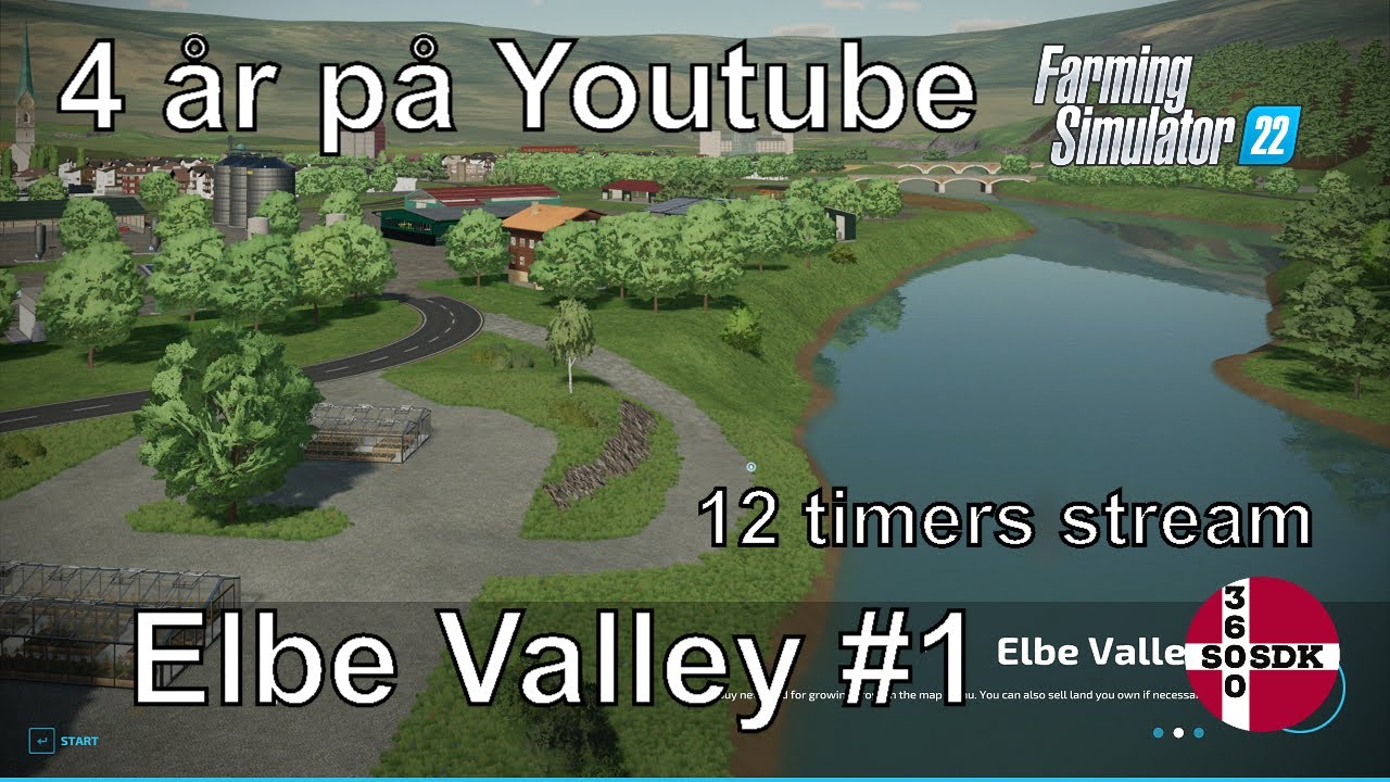 Dansk Farming Simulator 2022 Live - 4 års Event #1 - YouTube