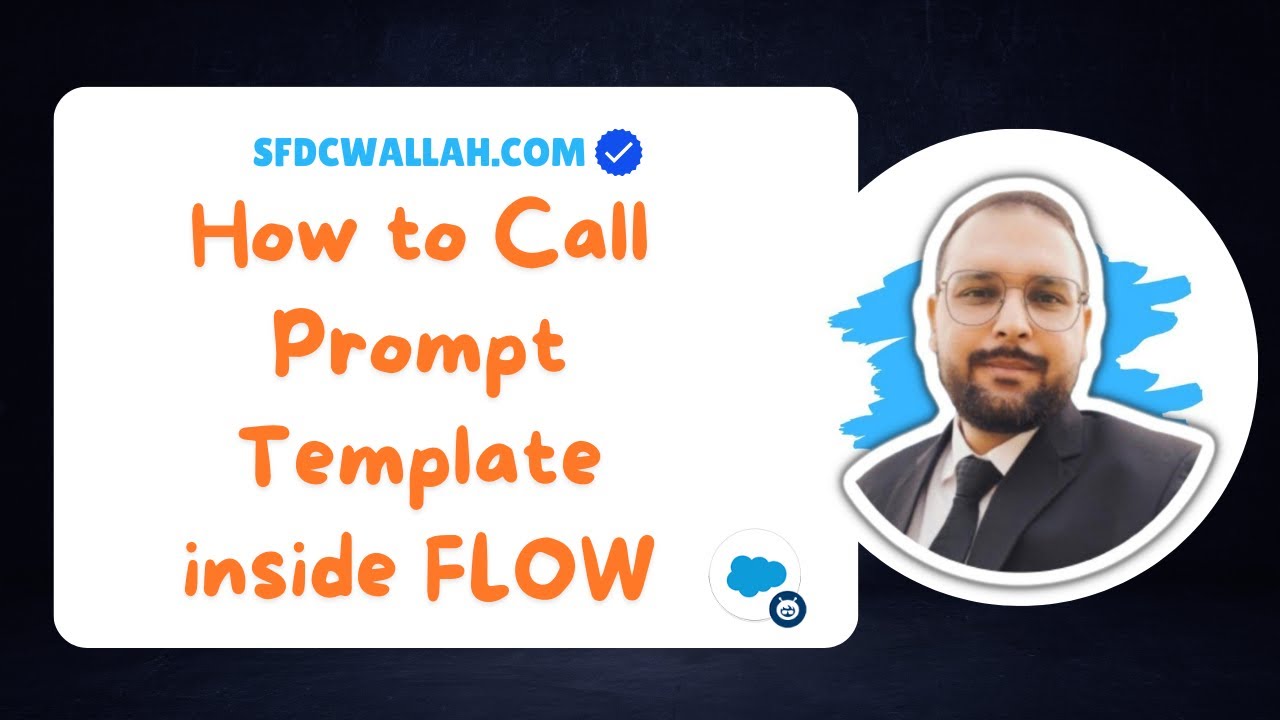 Call Prompt Template In Flow | Prompt Builder | Agentforce | - YouTube