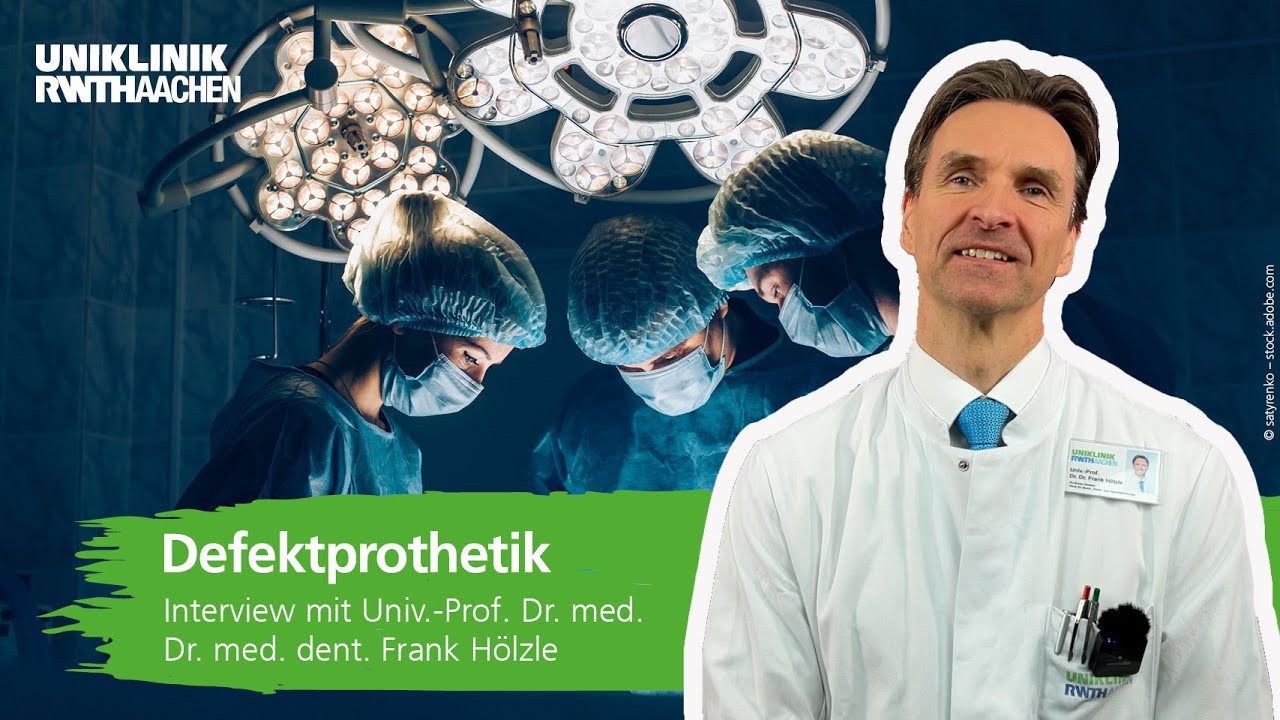 Defektprothetik und -epithetik: Prof. Frank Hölzle im Interview - YouTube