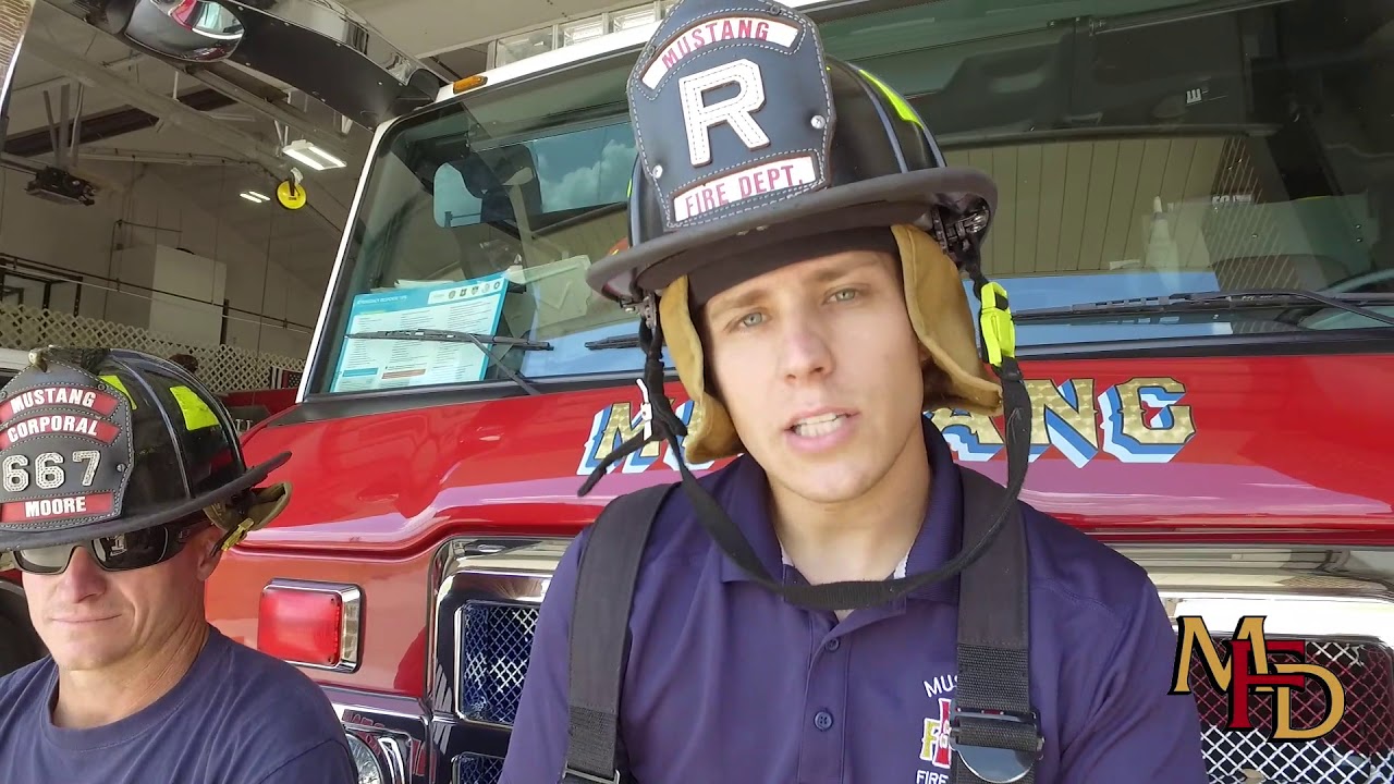 Mustang Fire Department Green Shift Lip Sync Challenge (Stayin Alive ...