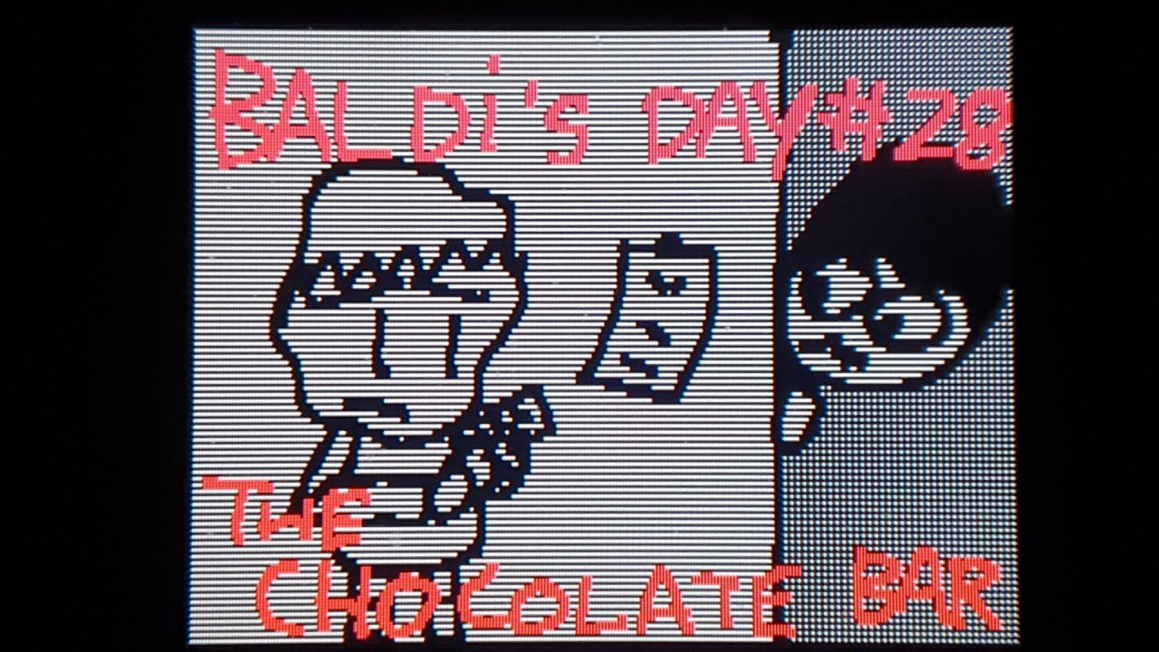 Baldi's day S01E28: the chocolate bar - YouTube