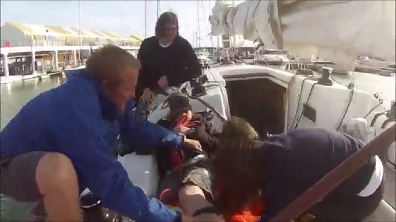First Aid on board sailing yacht - YouTube