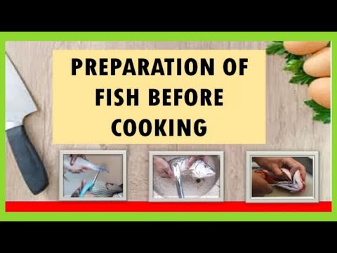 PREPARATION OF FISH BEFORE COOKING - YouTube