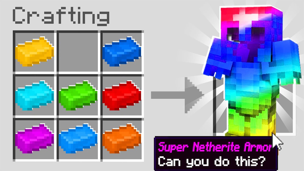 Minecraft But I Added Custom Netherite - YouTube
