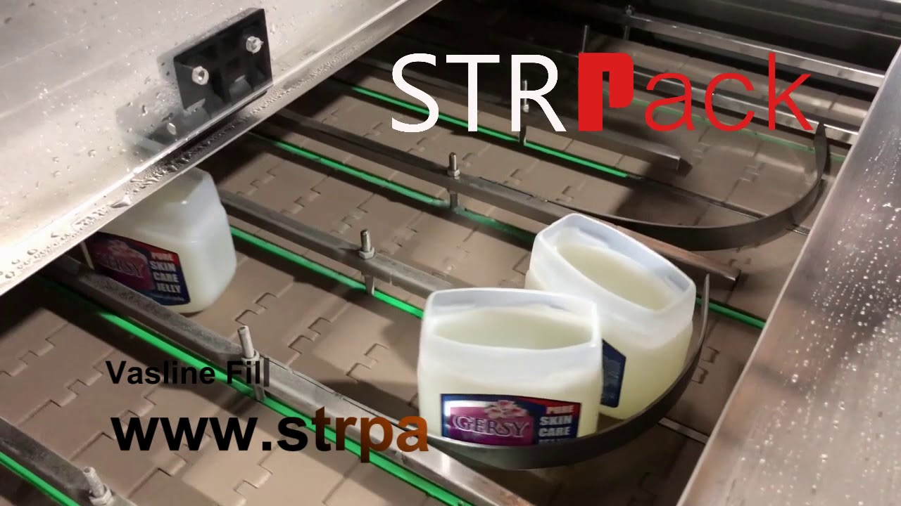 New Vaseline Bottle filling And Freezing Production Line - YouTube
