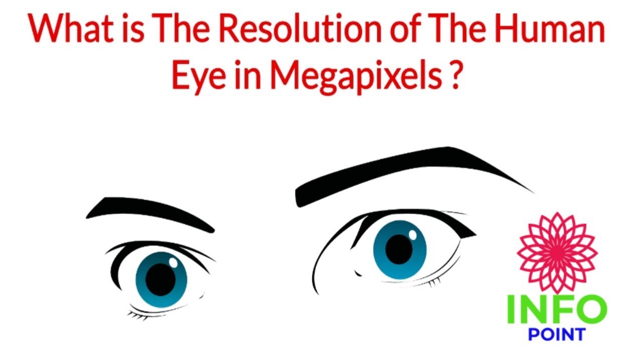 What is The Resolution of The Human Eye in Megapixels ?|Info point ...