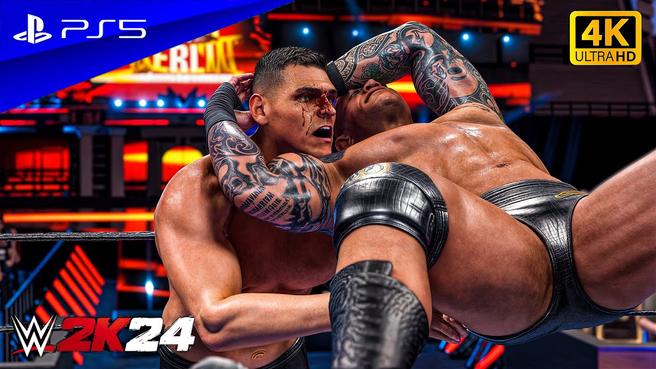 WWE 2K24 - Randy Orton vs Gunther | World Heavyweight Championship Bash ...