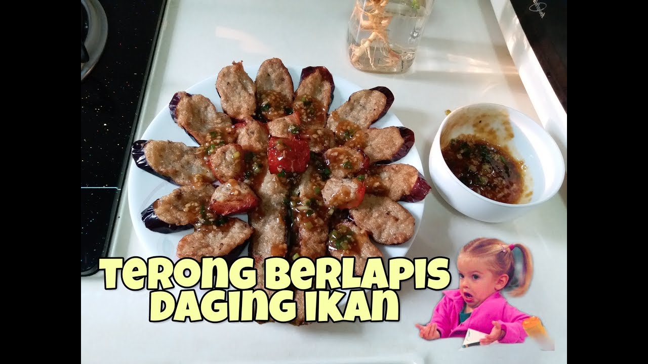 TERONG,CABE & PAPRIKA BERLAPIS DAGING IKAN - YouTube