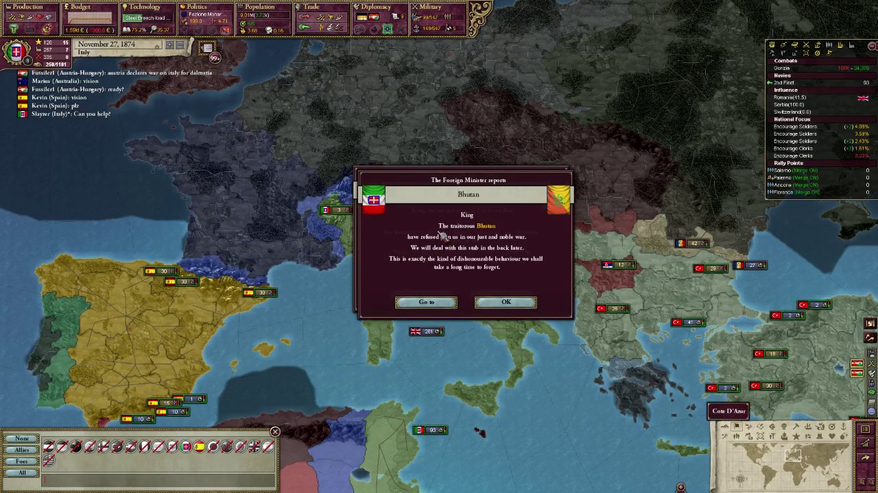 Victoria 2 MP, Two Sicilies part 23 - YouTube