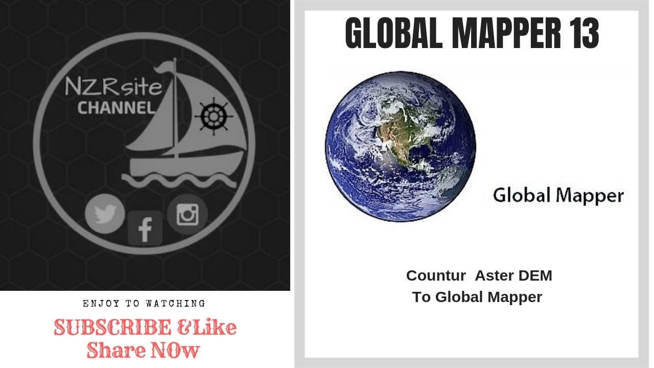 Cara membuat kontur DEM dengan Global Mapper Pro - YouTube