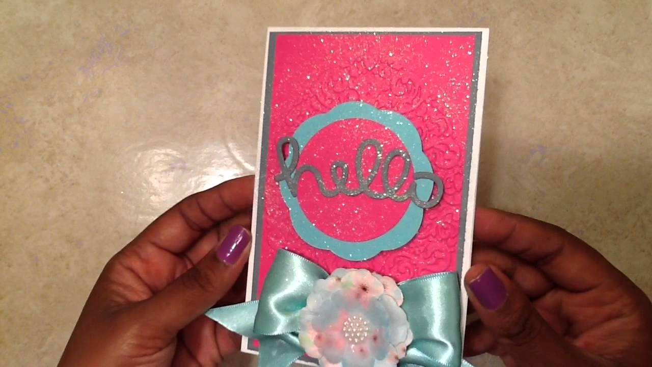 Color Pop Card Series#6 - YouTube