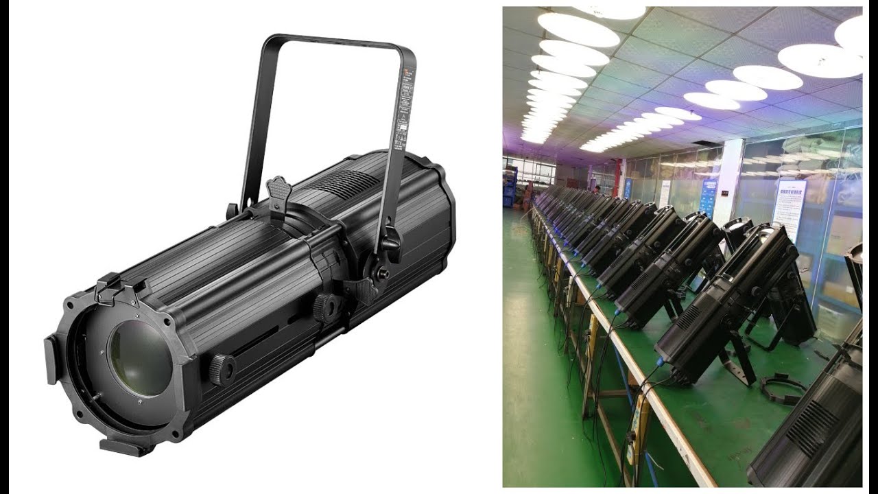 300W LED Profile light with zoom for Theater, Studio, Stage--Aging test ...