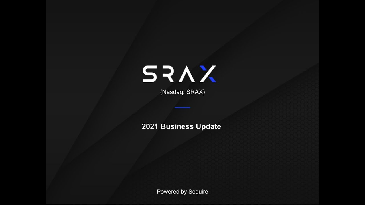 SRAX 2021 Business Update - YouTube