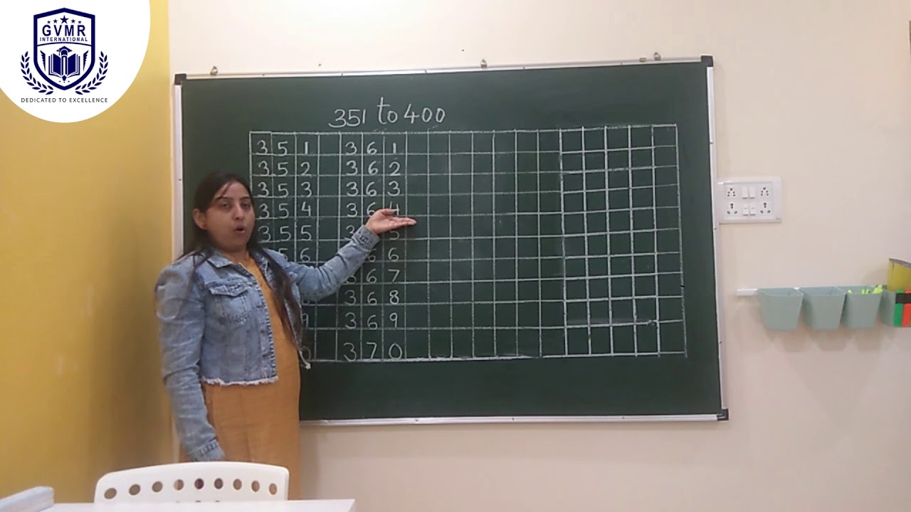 Class : UKG | Number Name 351 TO 400 | Number With Spelling | Learn ...