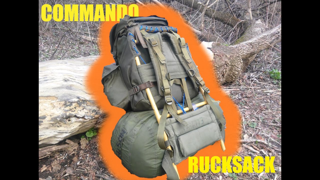Commando Frame Mod To The Canadian Army 1982 Pattern Rucksack - YouTube