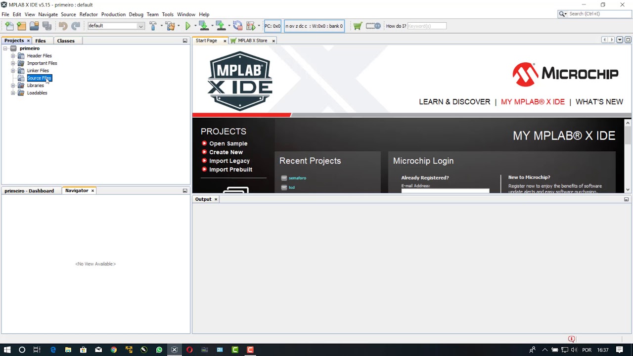 Aula 003 - Criando e compilando projetos com o MPLAB X e o compilador ...