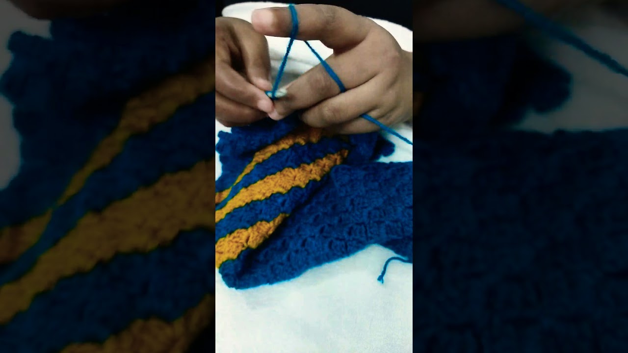 Making Mufflers for Christmas by Hand Crochet - YouTube