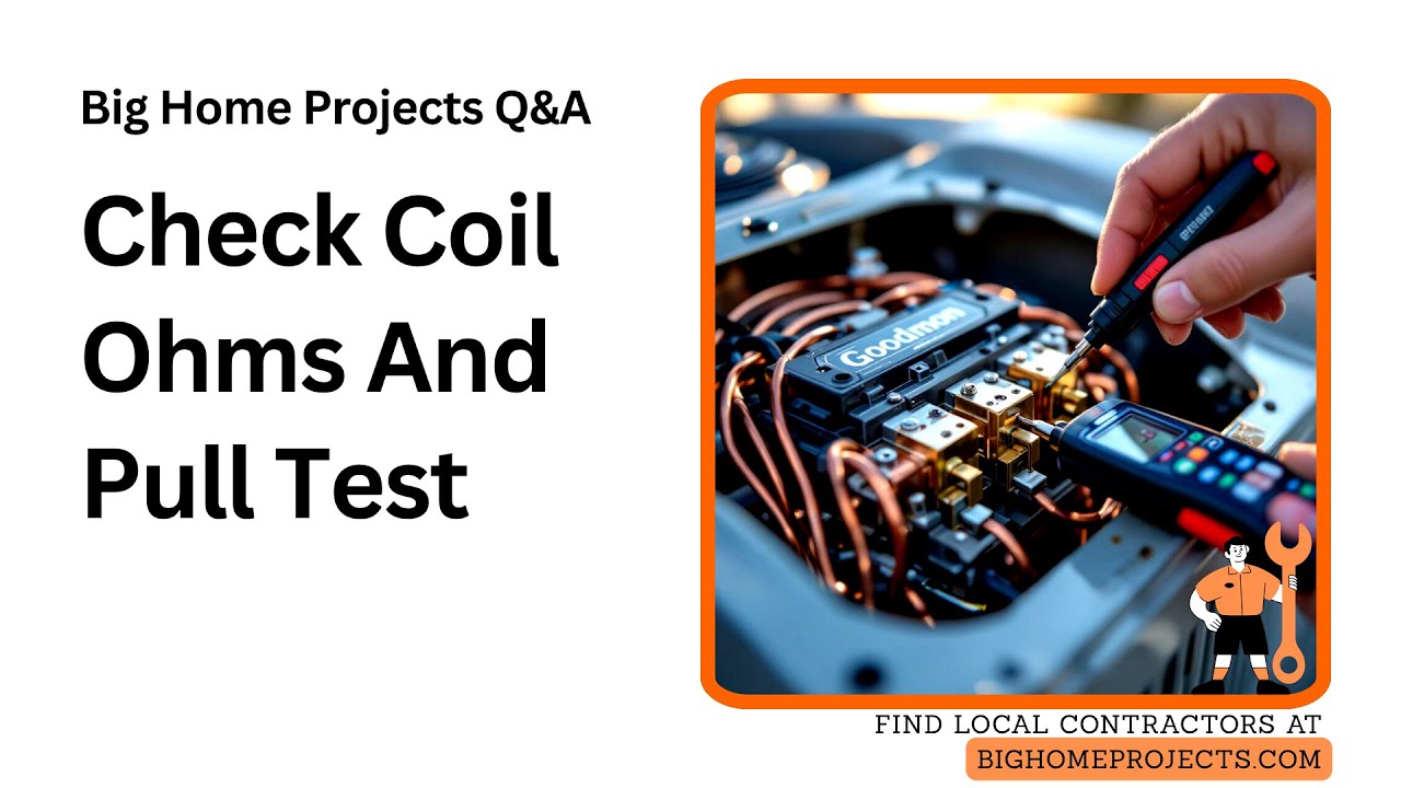 Goodman Contactor Coil Ohms Voltage Pull Test Guide - YouTube
