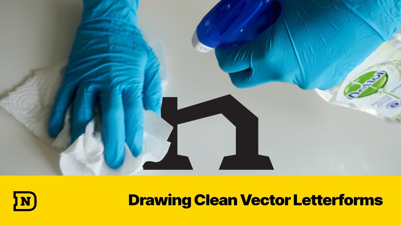 Drawing Clean Vector Letterforms - YouTube