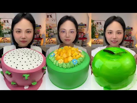 ASMR | Creamy cake Mukbang กินเค้กครีม🎂🥭Mukbang eating show | Eating sounds | Eating cake 케이크를 드세요