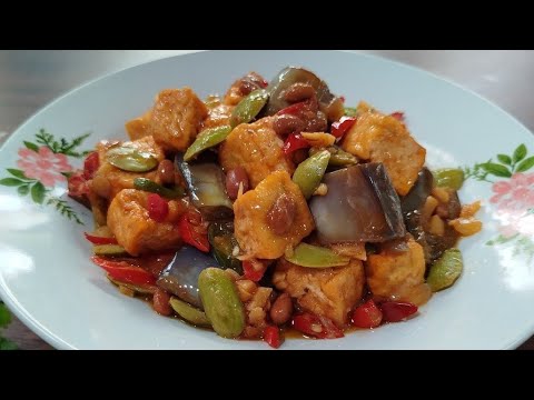 GAK PERNAH Bosan Masakan ini,, RESEP TAUCO TAHU TERONG PETAI ENAK BIKIN NAMBAH NASI MAKANNYA SIMPEL