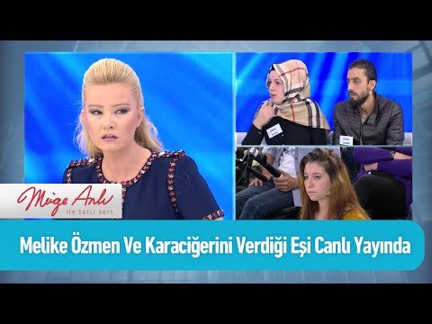 Melike Özmen ve karaciğerini verdiği eşi canlı yayında - Müge Anlı ile Tatlı Sert 11 Ekim 2019