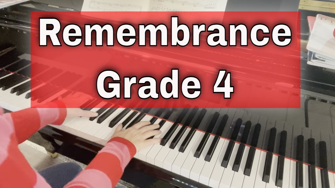 Remembrance by Maria Mifsud | Trinity piano grade 4 2021 - 2023 TCL ...