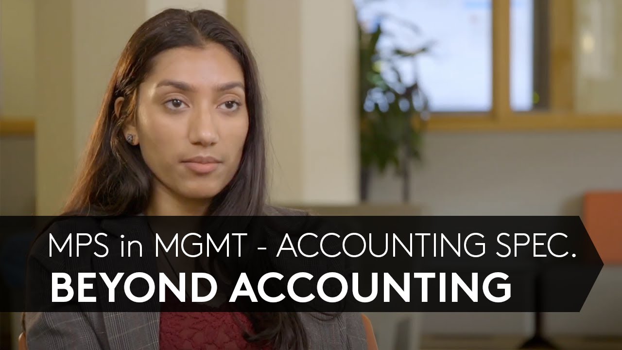 Beyond Accounting: Cornell MPS in Management - Accounting ...