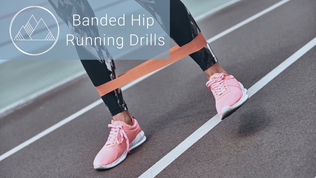 Banded Hip Running Drills (trail running tips) - YouTube