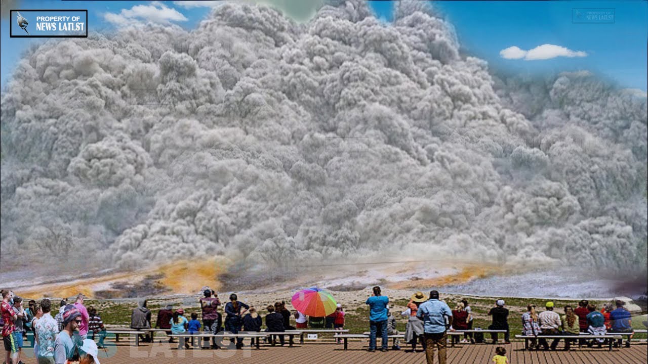 Horrible Today: Live Footage Yellowstone Volcano Erupts with ...