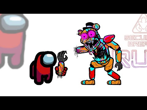 Mini Crewmate Kills Five Nights at Freddy's Security Breach : RUIN | Among Us