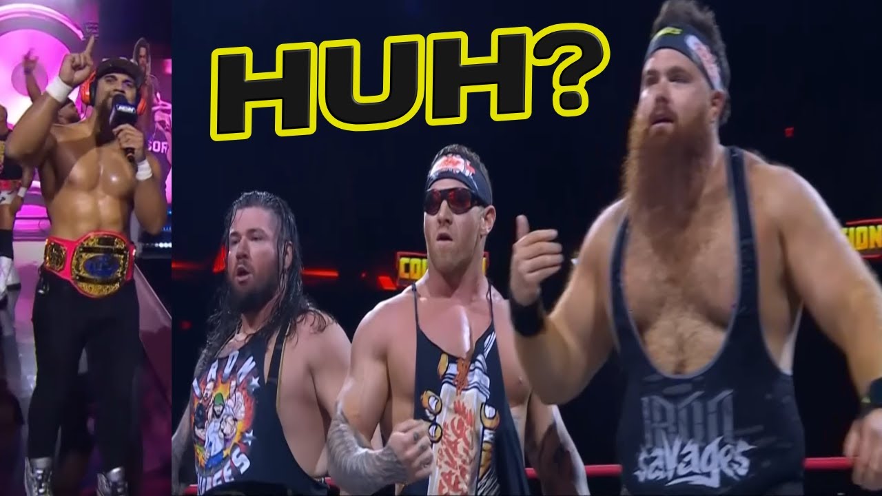 Max Caster LOST His RAP Game Against The Iron Savages! What?! | AEW ...