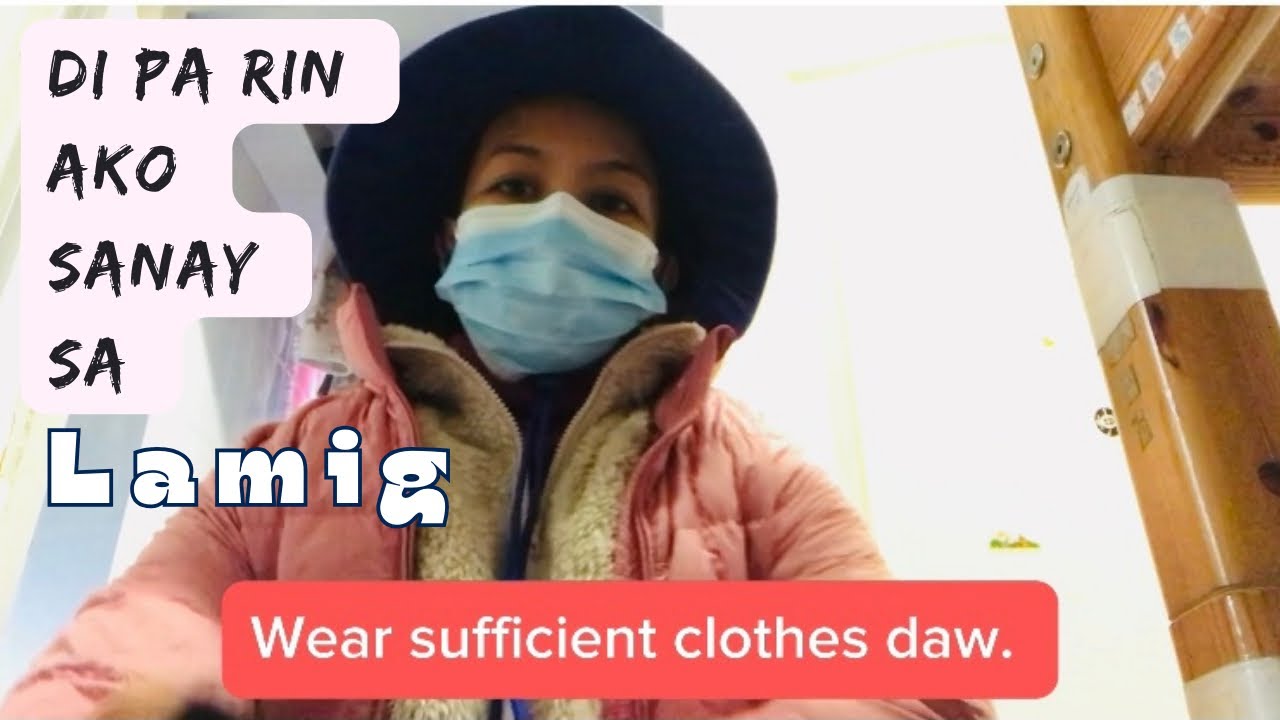 Di Pa Rin Sanay Si Kunyang Sa Lamig - YouTube