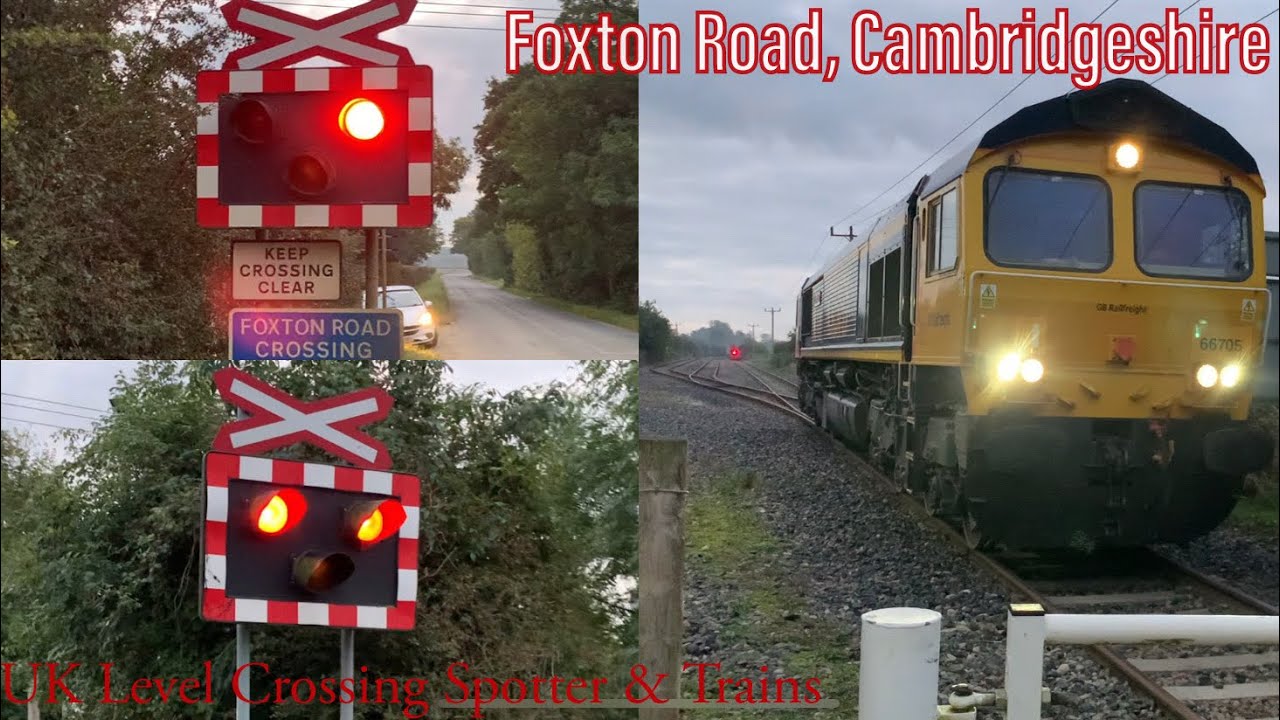 Broken Red Light, Foxton Road Level Crossing, Cambridgeshire - YouTube