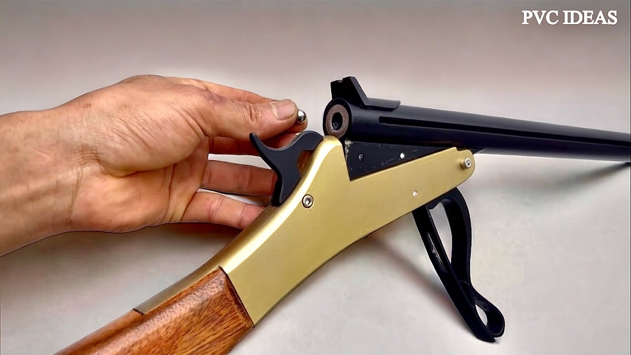 PVC Idea - Classic style slingshot design from PVC plastic - YouTube