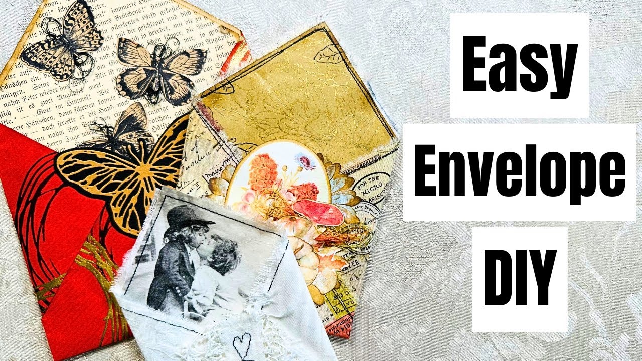 Pinterest Inspired Envelope DIY: 3 Unique Looks - YouTube
