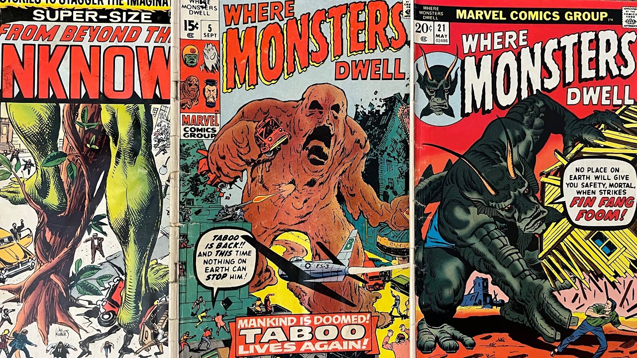 Monsters Comic Book haul from the Local shop - YouTube