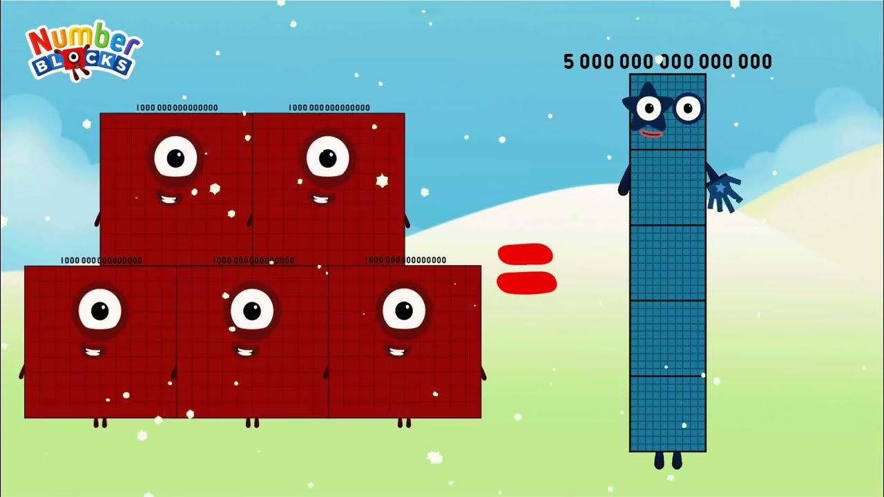 FUNNY DUPLICATE NUMBERBLOCKS ADDITION | ADD AND COUNT RANDOM BIG NUMBERS (1T-1QN) @ColorArt_id ...