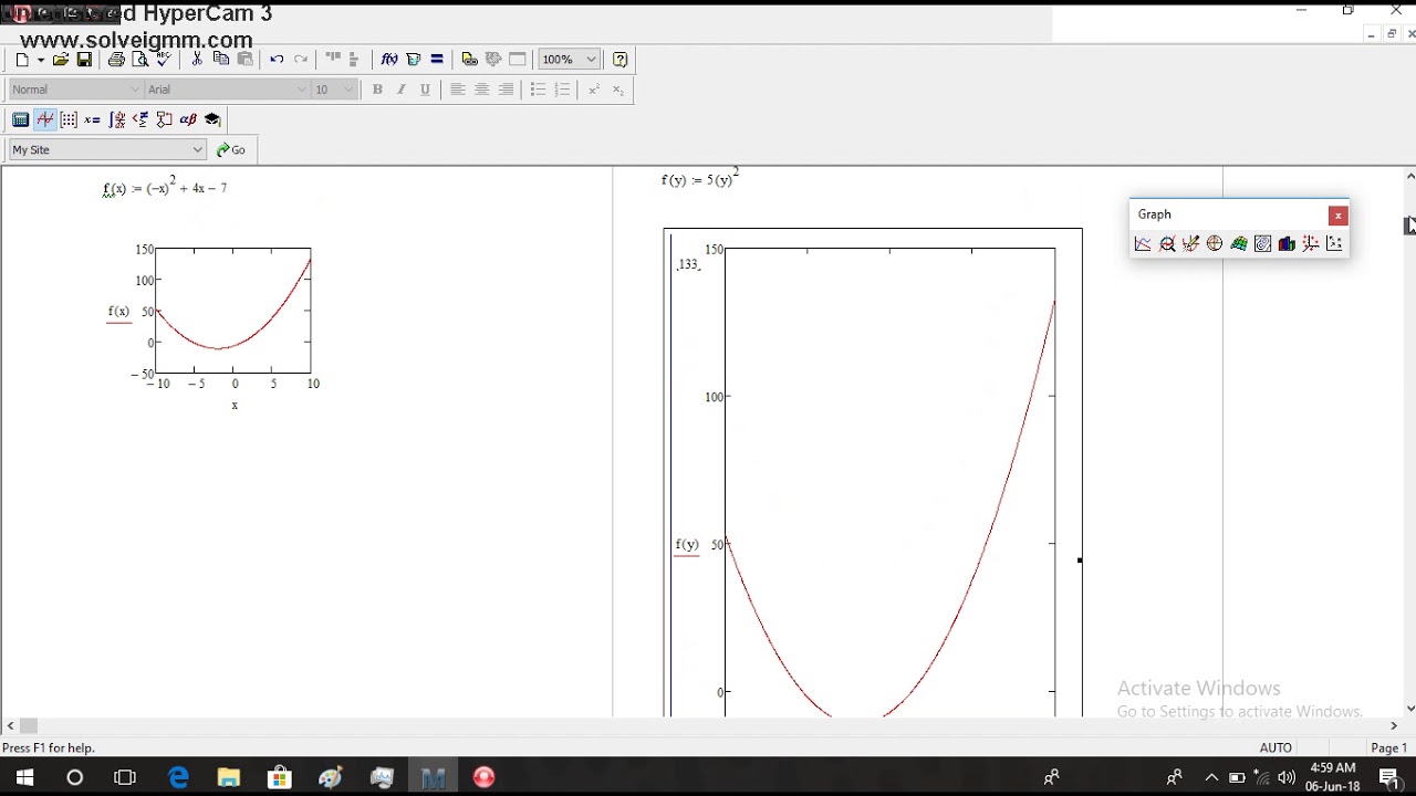 How To Draw A Graph In MathCad YouTube How To Draw A Graph In MathCad YouTube