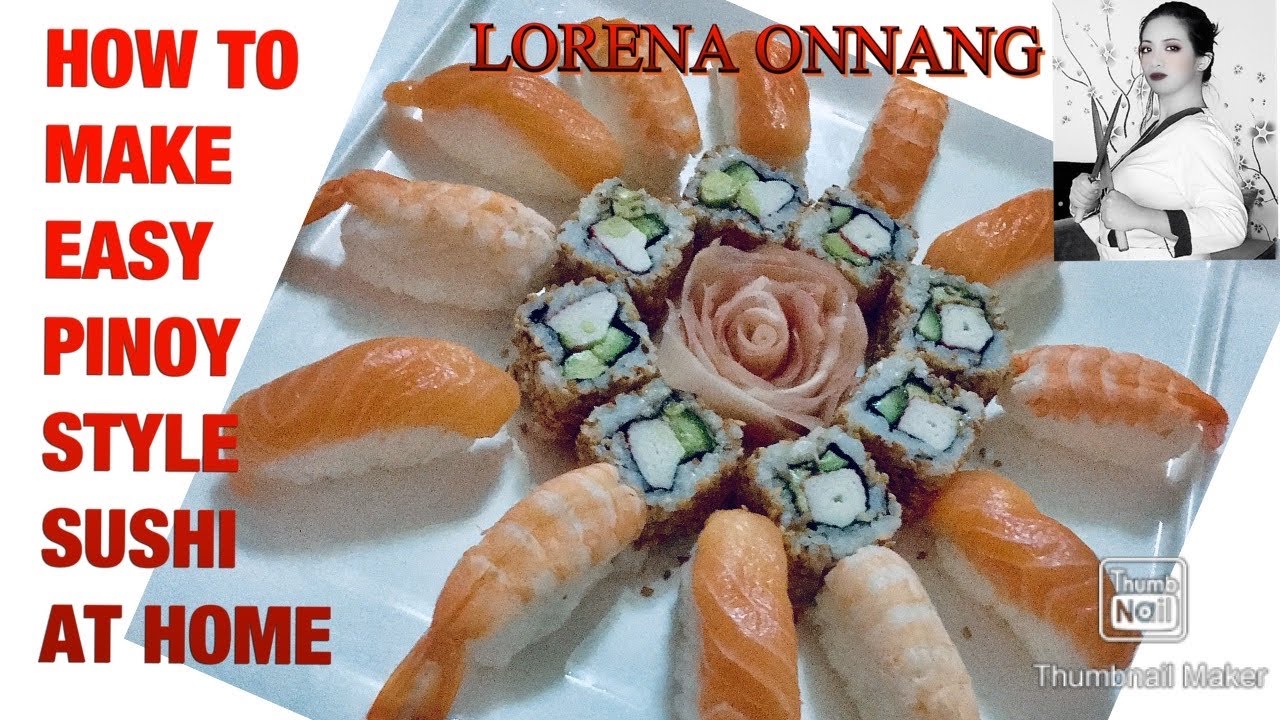 HOW TO MAKE PHILIPPINE STYLE SUSHI- FIPINO/ PINOY STYLE SUSHI - YouTube