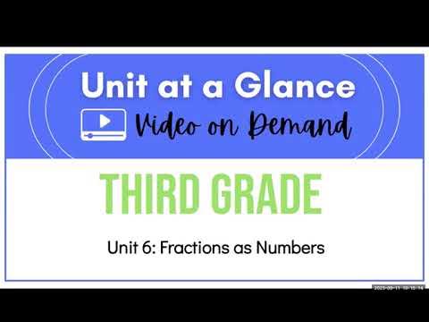 03 THIRD GRADE Unit 6 - YouTube
