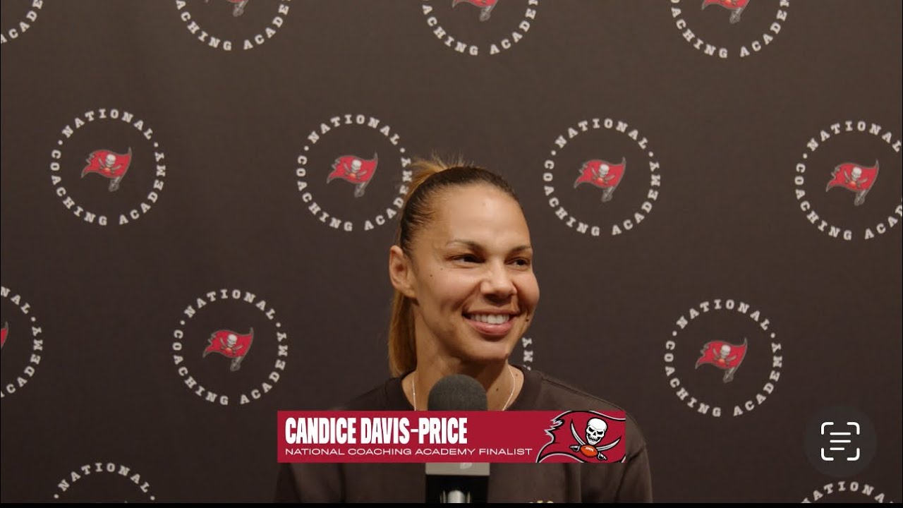 Candice Davis Price NFL Media Day National Coaching Academy - YouTube