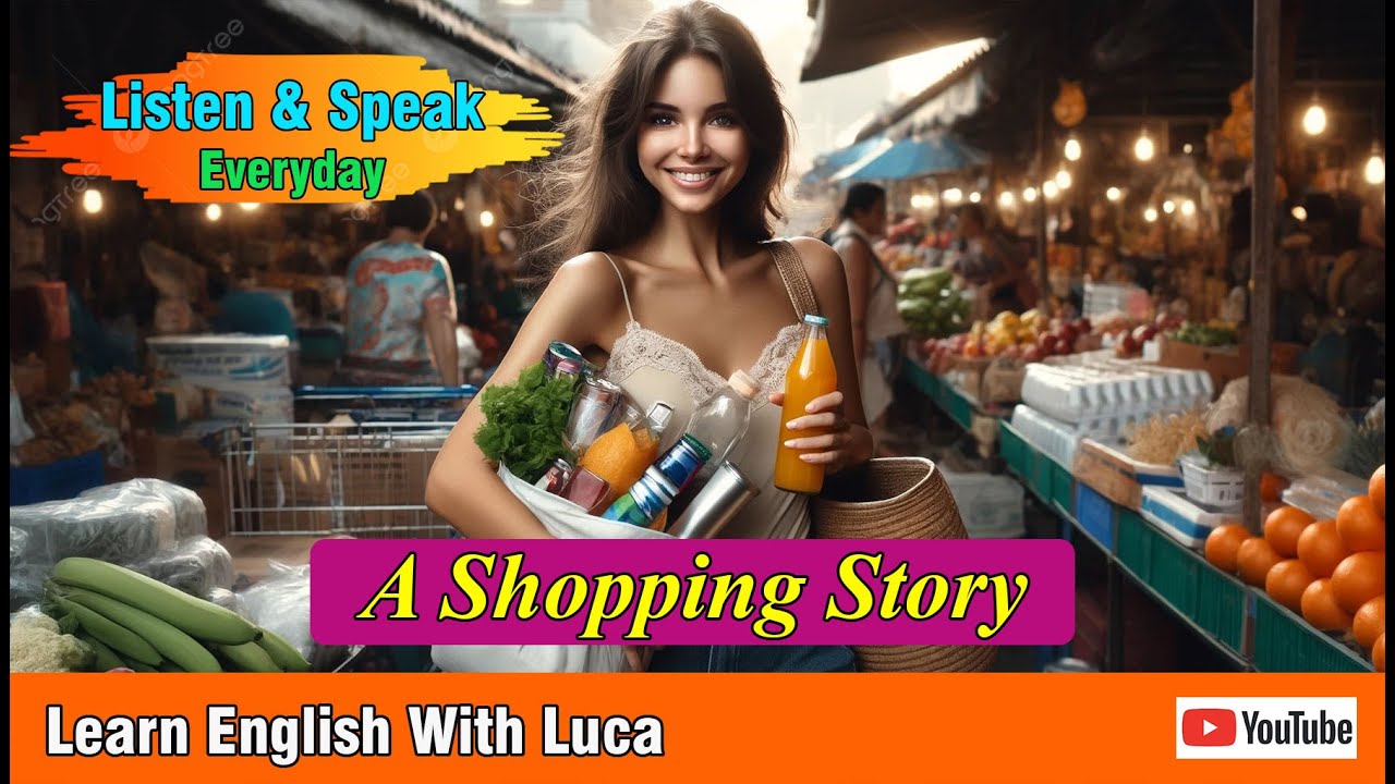 A Shopping Story | Improve your English | English Listening Skills ...