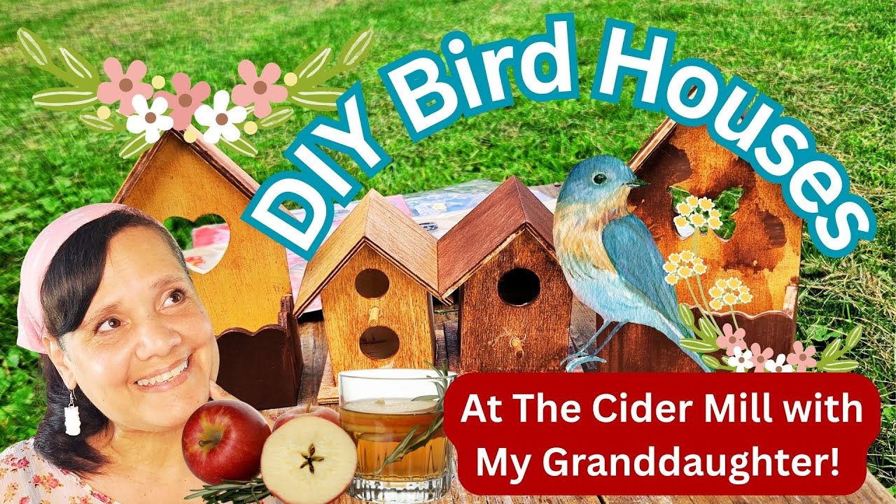 DIY Bird Houses/Cider Mill #homemaker #homemaking - YouTube