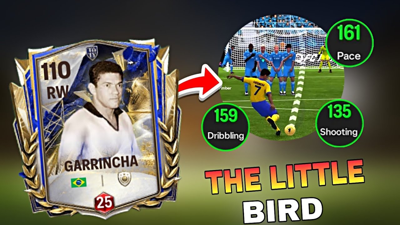 TOTY ICON GARRINCHA IS PERFECT RW FOR H2H - FC MOBILE !! - YouTube