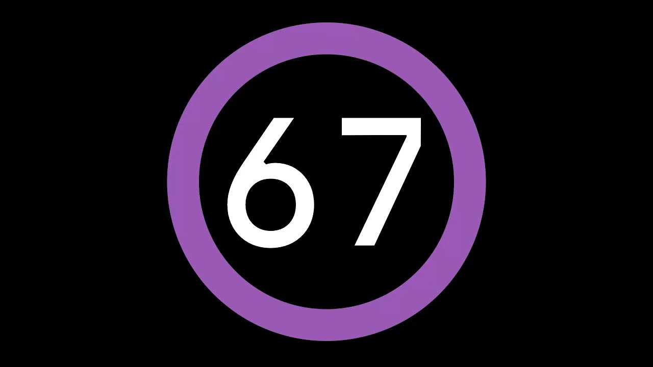 67-Second Countdown Timer - Dark Background + Circular Progress Bar ...
