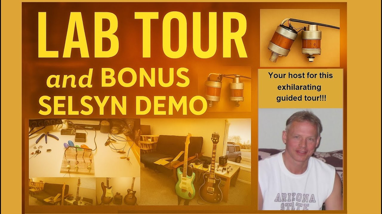 Topic 95: Electronics Lab Tour + Selsyn Demo (Oscilloscopes, Tube Amps ...