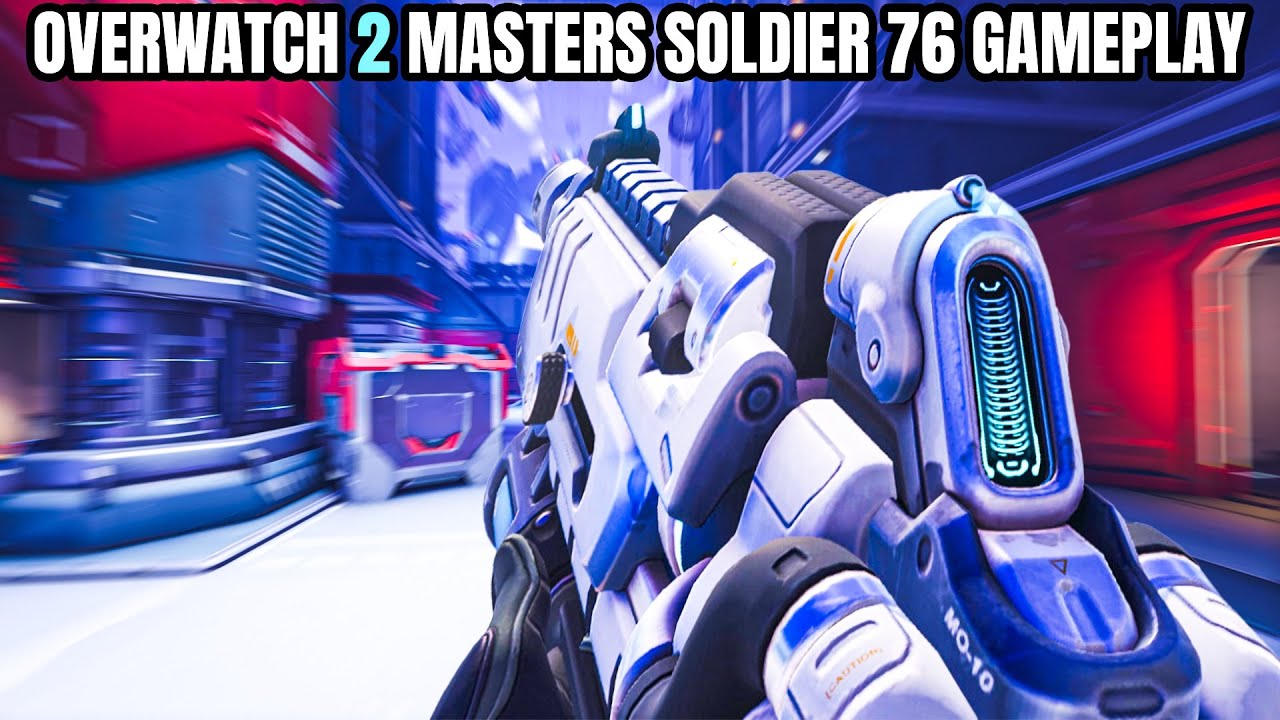 Overwatch 2 MASTERS SOLDIER 76 RANKED Gameplay!!! - YouTube