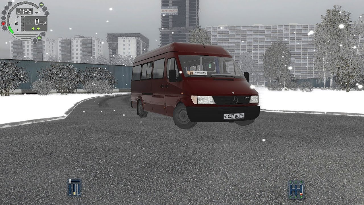 1998 Mercedes Sprinter 312 CDI SNOW - City Car Driving [Realistic ...